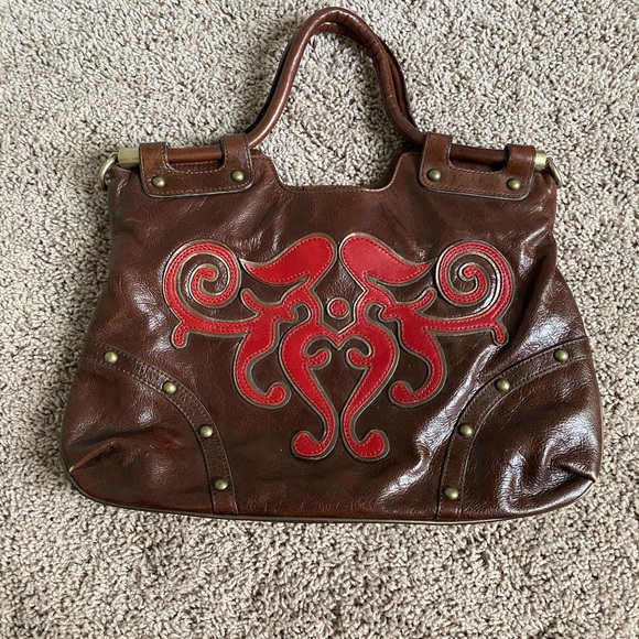 Kate Landry | Bags | Kate Landry Brown Leather Tote | Poshmark